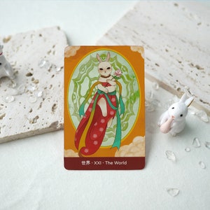 The Sage Rabbit Tarot | 78 Cards | Unique Asian Art Indie Deck for ...