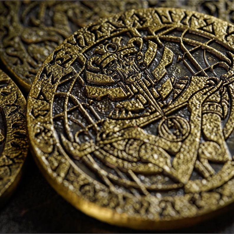 Cthulhu Mythos Comicology Metal Coins Set - Etsy
