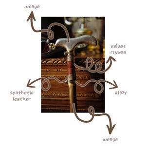 Lord of Mysteries Klein Series Handcrafted Steampunk Wooden Cane ...