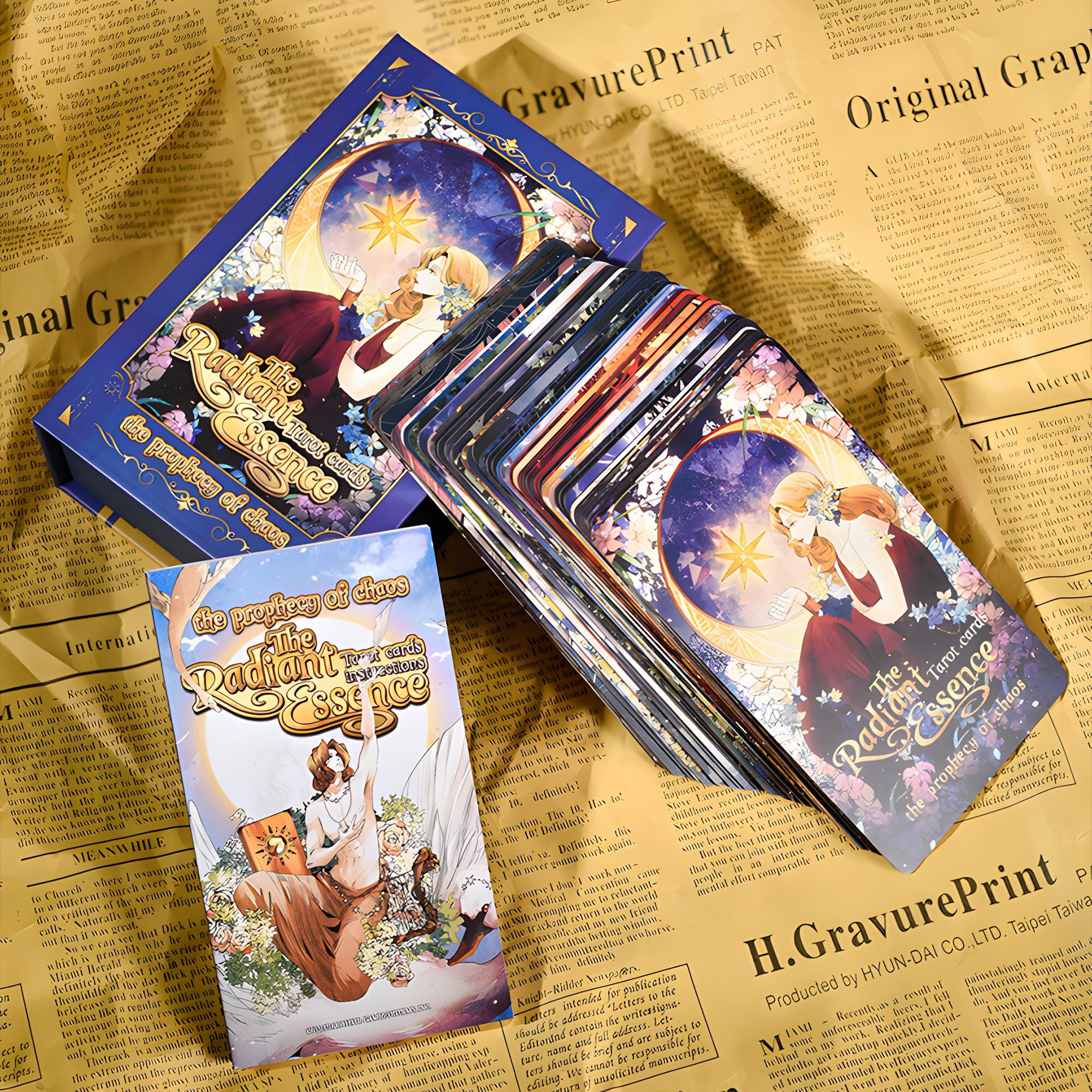 The Radiant Essence Tarot – Greek Myth Rider Waite Deck | Deluxe Gold ...