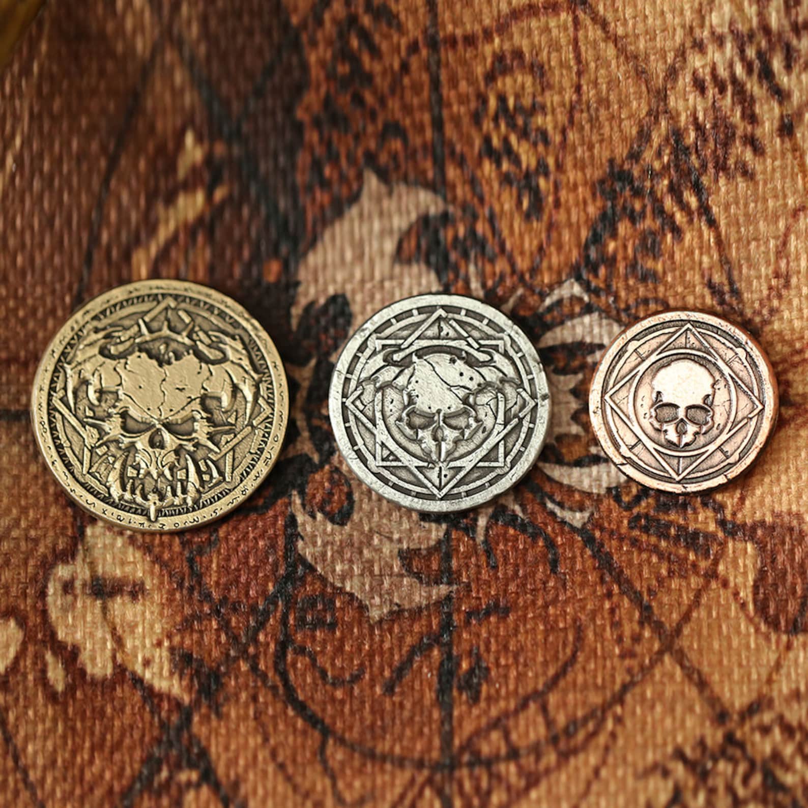 Primordial Zeal Collectible Metal Coins - Etsy
