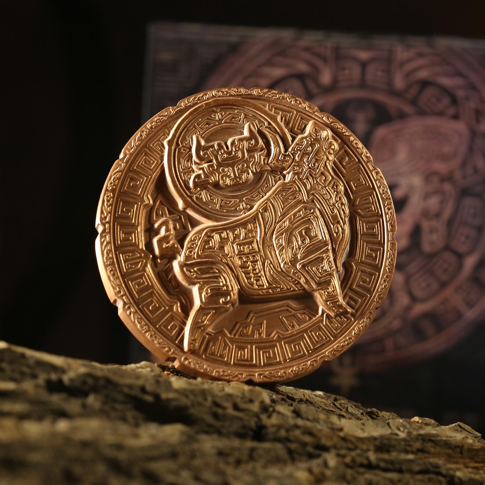 Chinese Zodiac Collectible Metal Coins Pure Copper Auspicious Animal ...