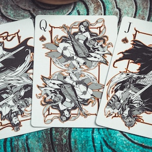 The Three Kingdoms Playing Cards Cardistry Deck Custom Illustrations of ...