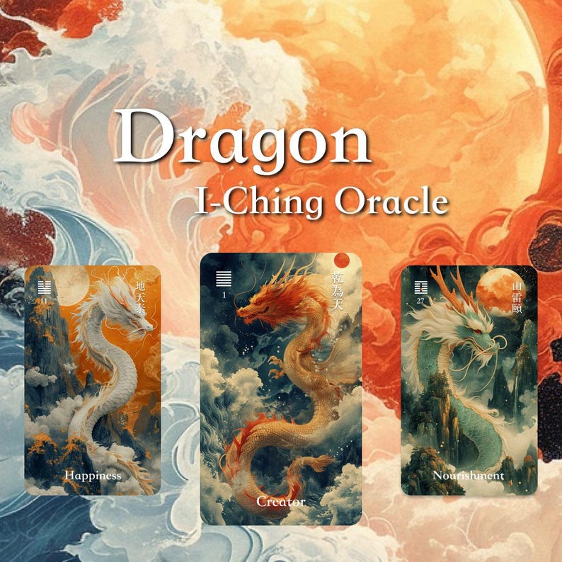 I-ching Oracle Dragon Edition | Mythological Creatures | Traditional ...