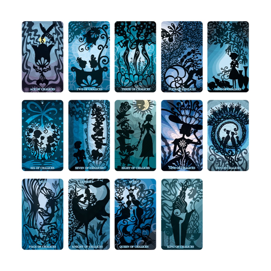 Silhouettes Tarot 3rd Edition - Sun Version by MASA KUZUKI | RWS Tarot ...