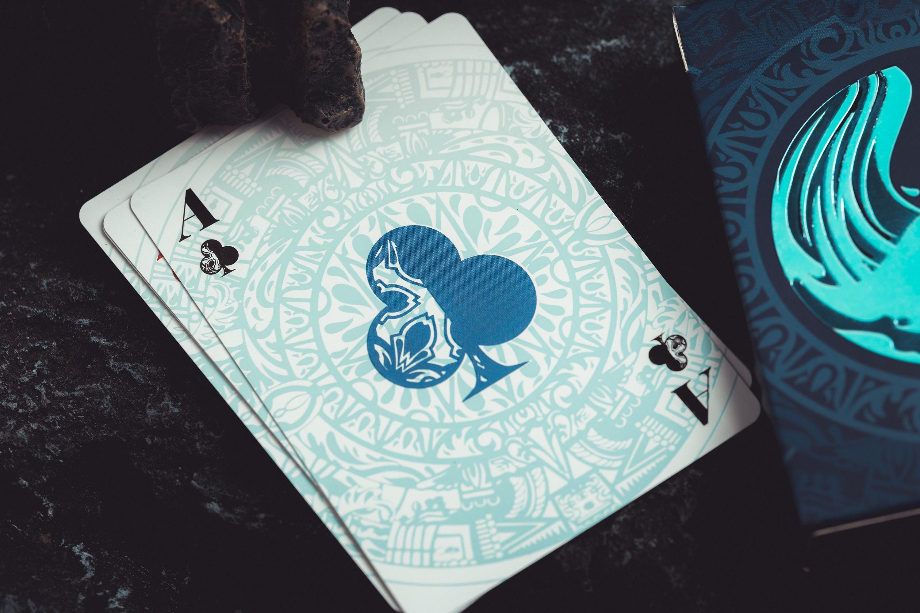 Atlantis Fire & Sea Playing Cards Standard Duo Myth-inspired Cardistry ...