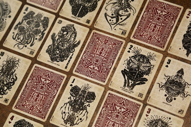 Echo of God Cthulhu Mythos Playing Cards 162 Exclusive Illustrations ...