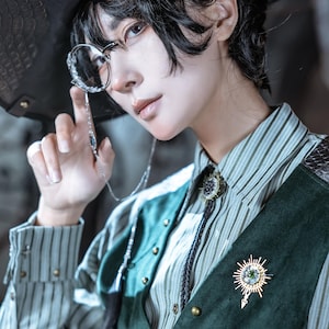 Lord of Mysteries Amon Series Crystal Gilded Monocle With Ornamental ...