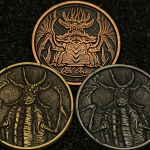 The Myth of Cthulhu Collectible Metal Coins Cthulhu Inspiration Must ...
