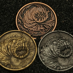 The Myth of Cthulhu Collectible Metal Coins Cthulhu Inspiration Must ...