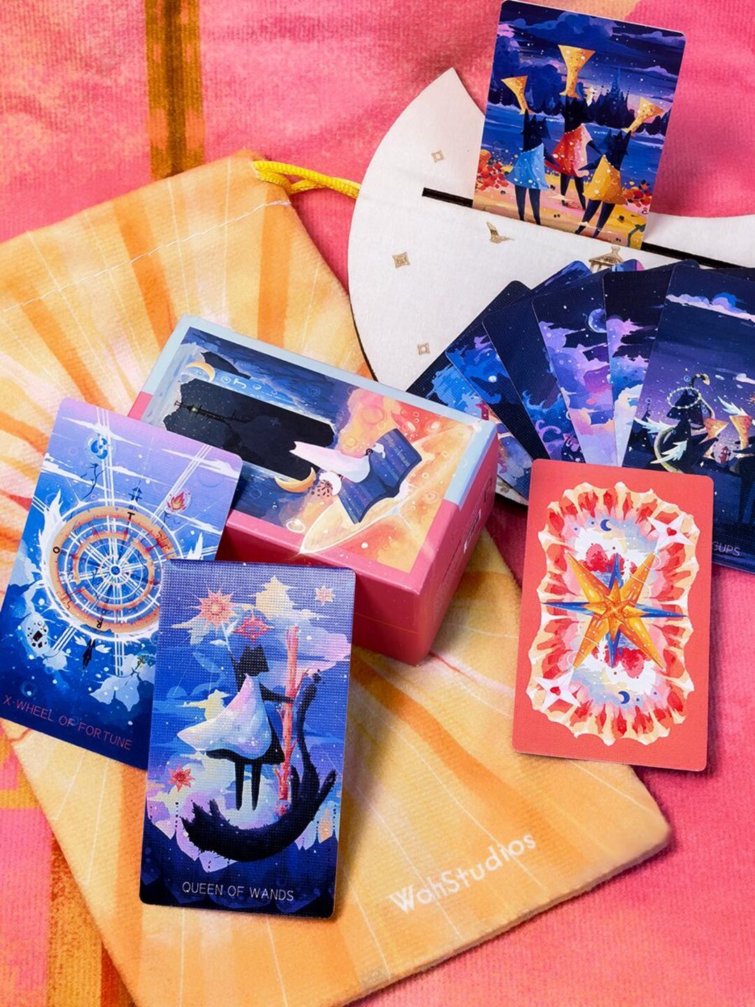 Beacon Tarot Rider-waite 78 Cards Deluxe Tin & Mini Editions Lighthouse ...