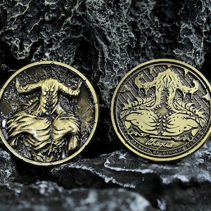 The Myth of Cthulhu Collectible Metal Coins 18 Lovecraftian Deities ...