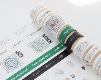 Christian Washi Tape - Etsy