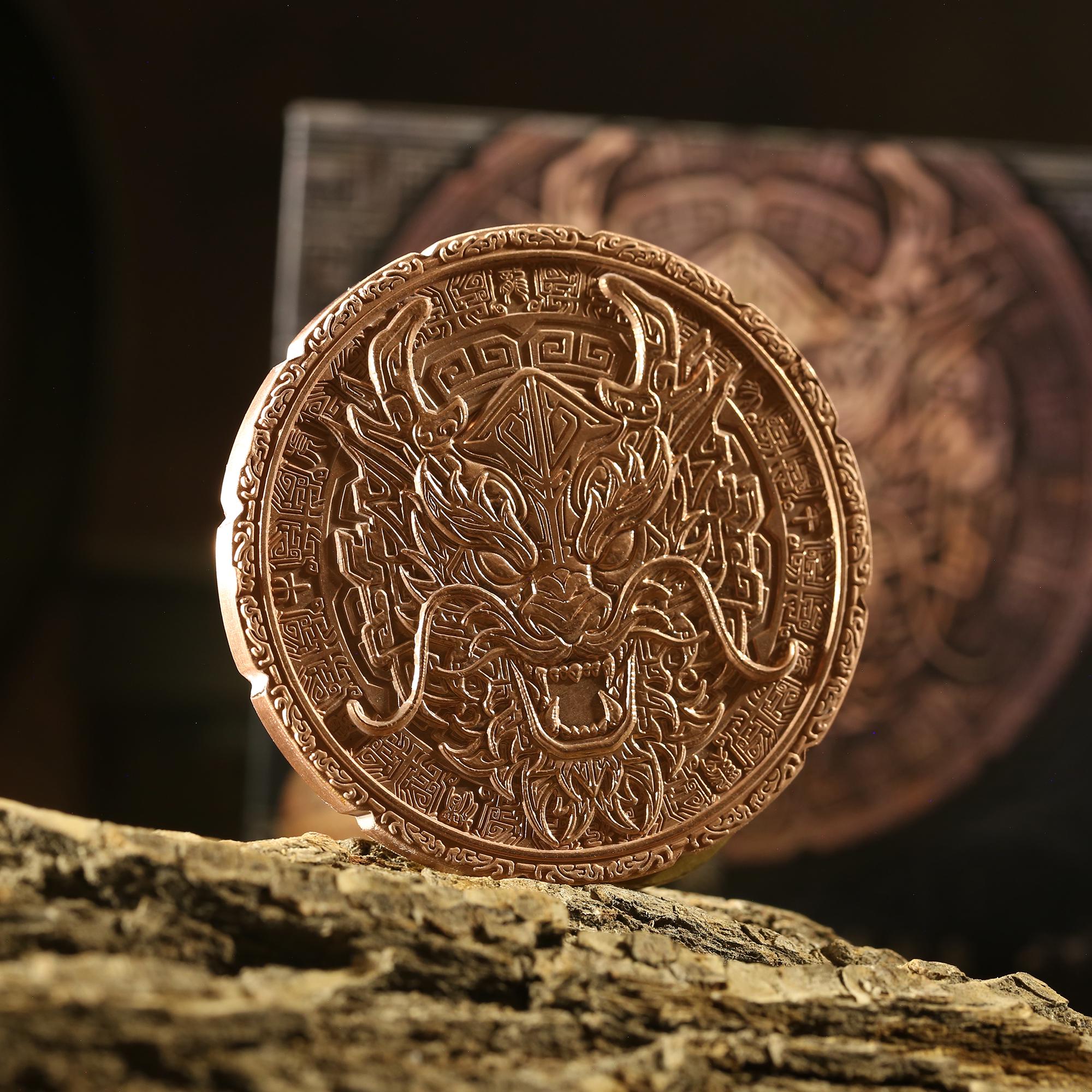 Chinese Zodiac Collectible Metal Coins Pure Copper Auspicious Animal ...