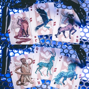 Cyberpunk Mythos Playing Cards SANZU JINWU Three-legged Golden Crow ...