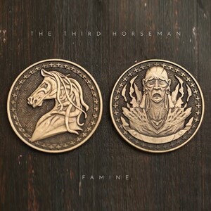 Four Horsemen of the Apocalypse Collectible Metal Coins Copper ...