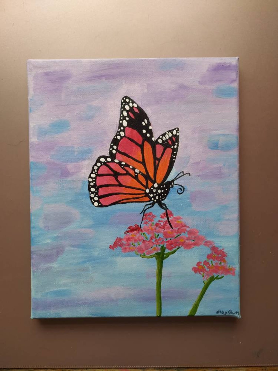 Butterfly Painting, Acrylic, Handmade - Etsy