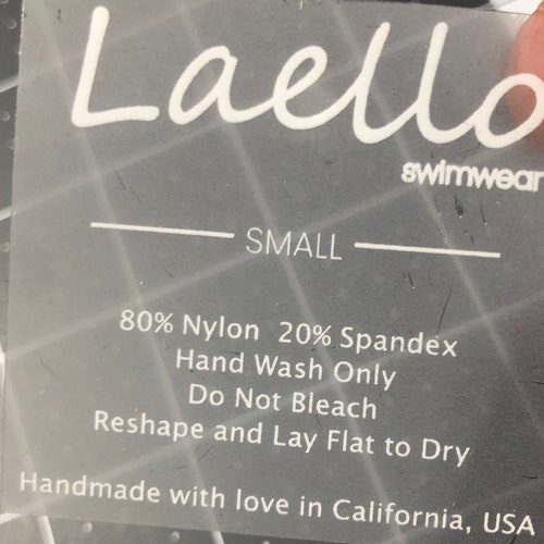 150 Tagless Clothing Labels Made in USA | Etsy