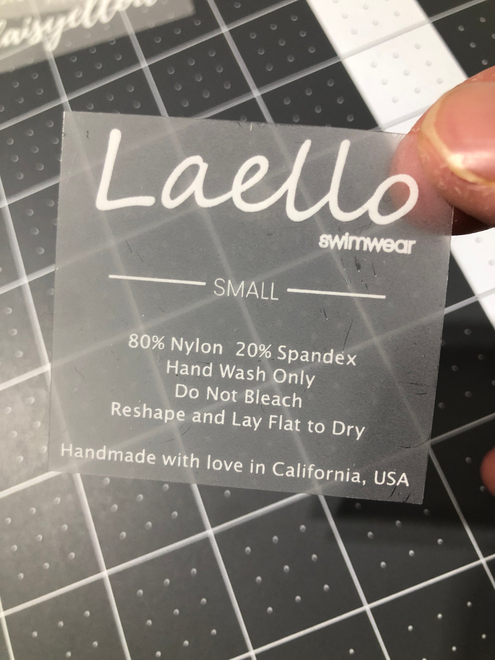 150 Tagless Clothing Labels Made in USA | Etsy