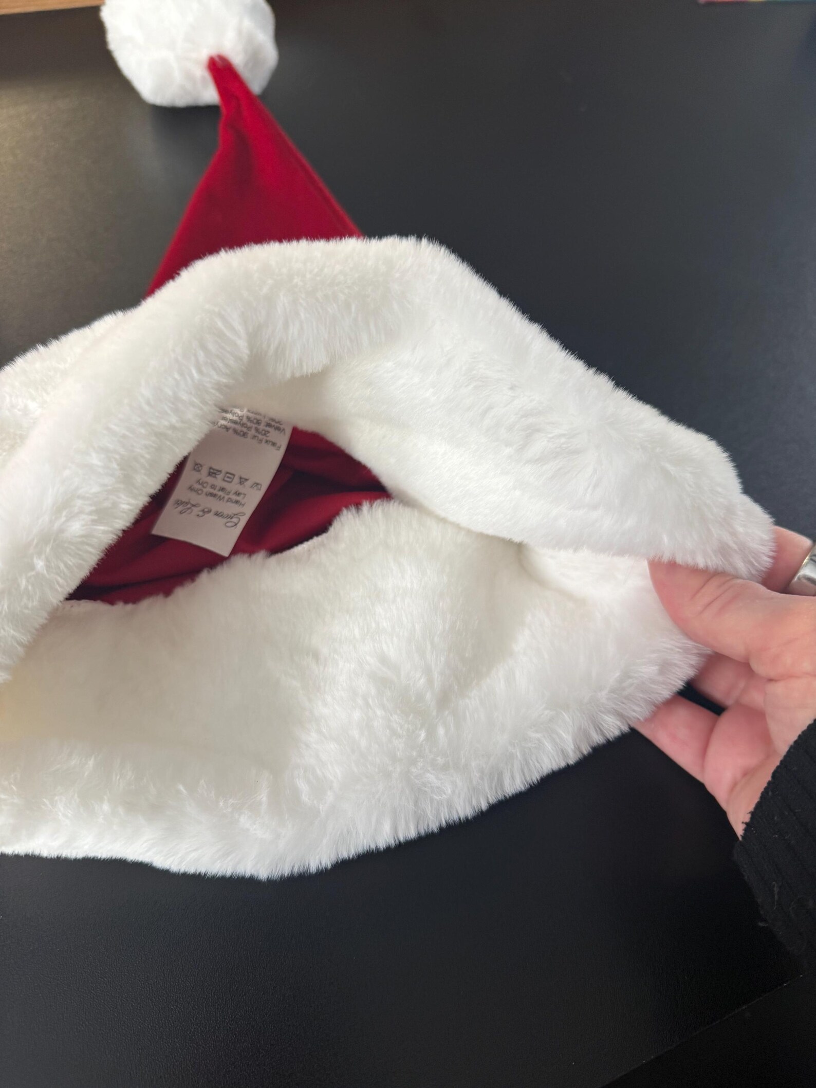 Luxurious Velvet Santa Hat - Ruby Red With Snow-white Faux Fur - Etsy