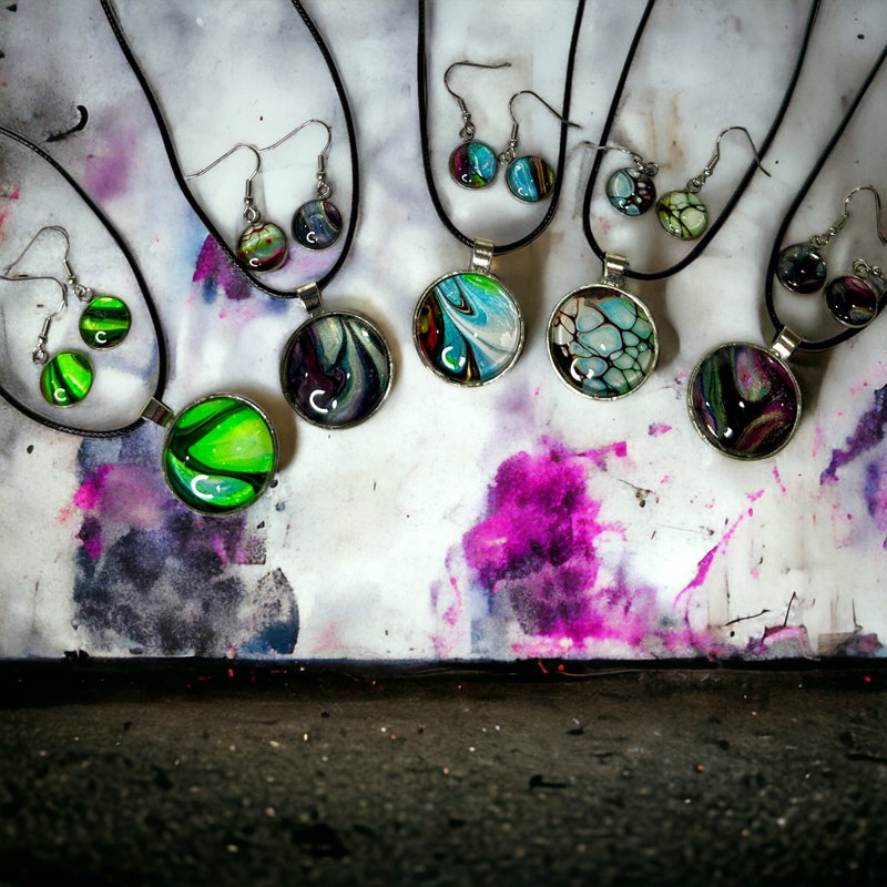 Hand Painted Jewelry - Etsy