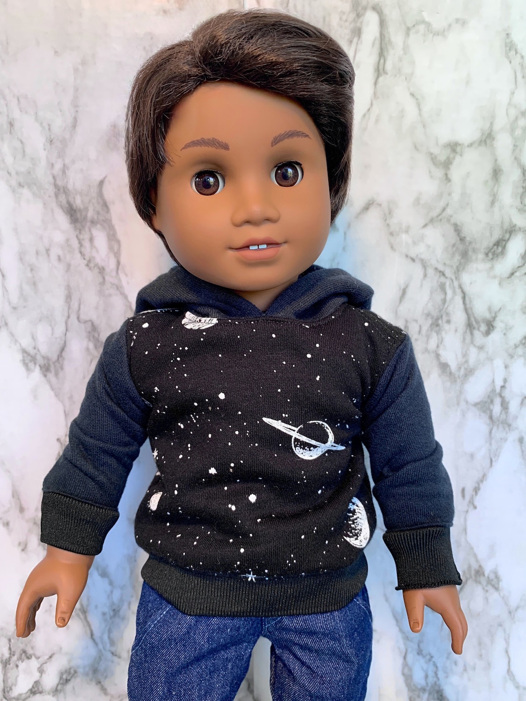 OOAK Custom Restored 18 Inch Art Doll "alexander" Boy Doll, Brown Eyes ...