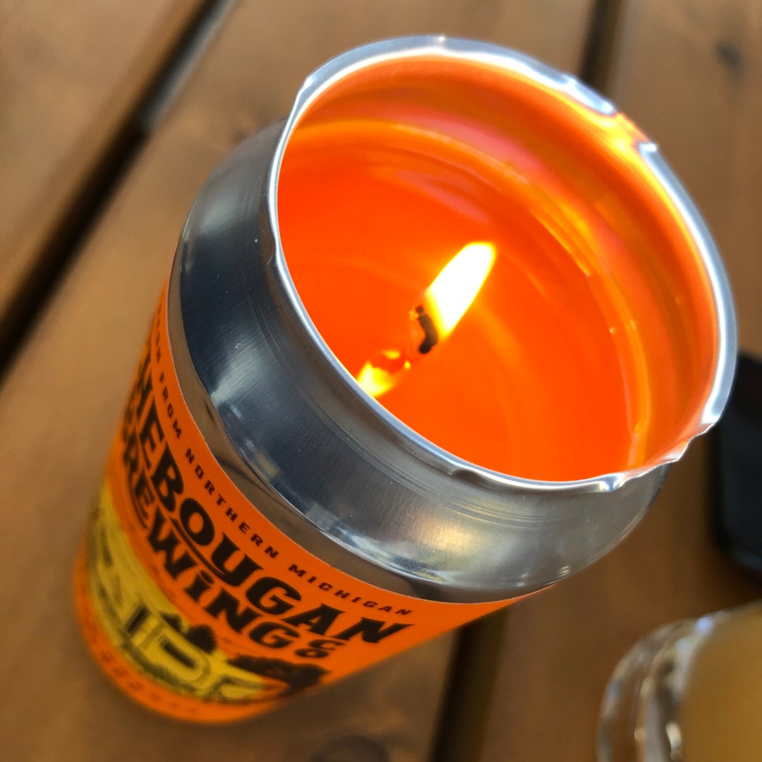 Blood Orange and Honey Craft Beer Can Soy Wax Candle, 14.5 Oz, Approx ...