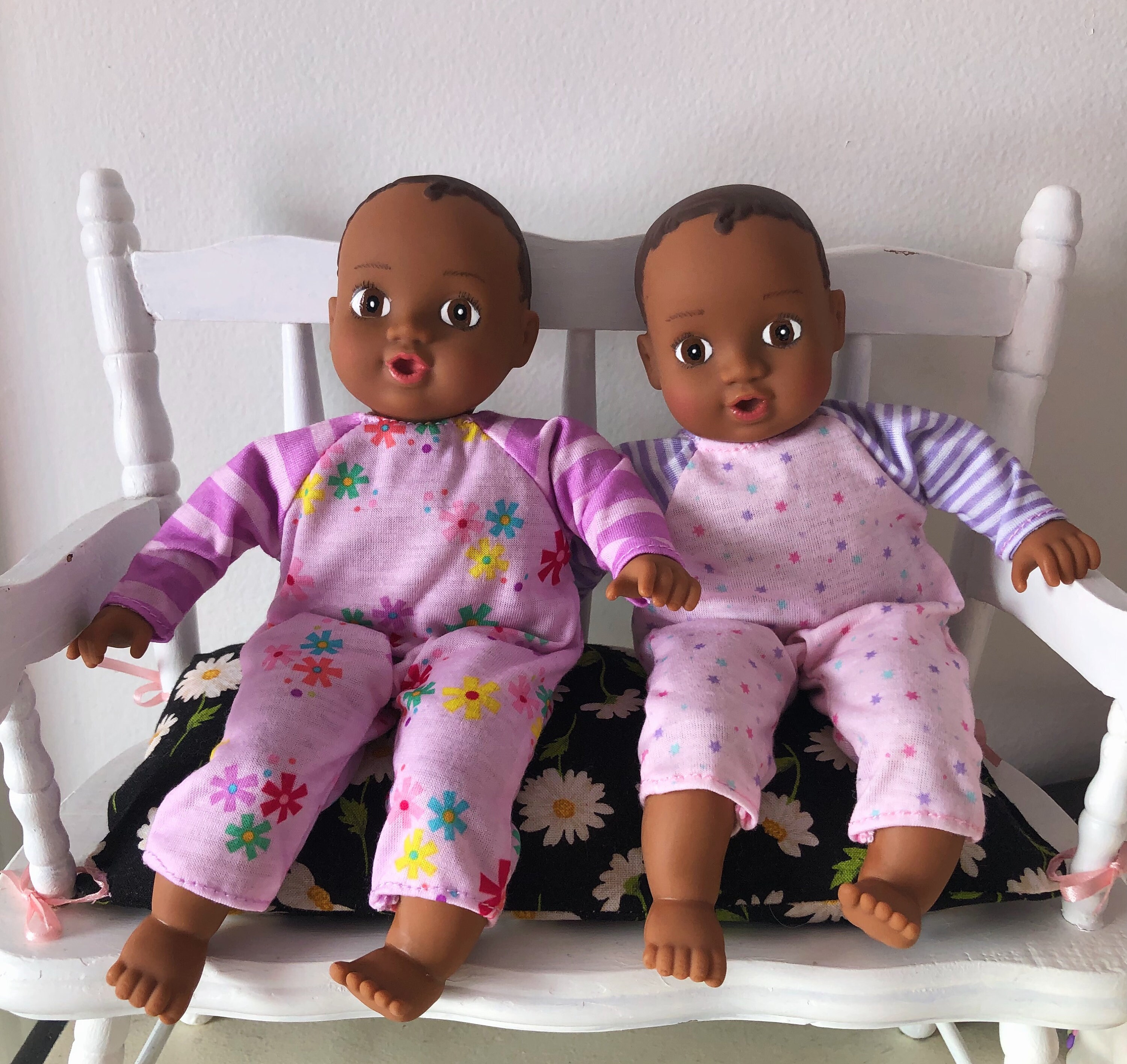 Mini Twins Custom OOAK Repainted Baby Dolls Miranda and Maggie Art ...