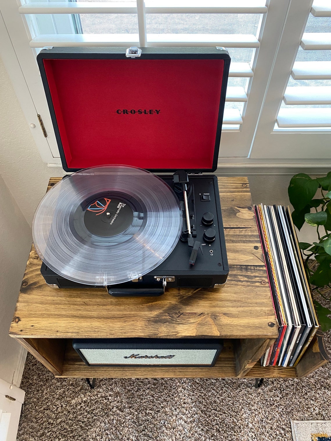 MCM Table for Record Player Stand - Etsy
