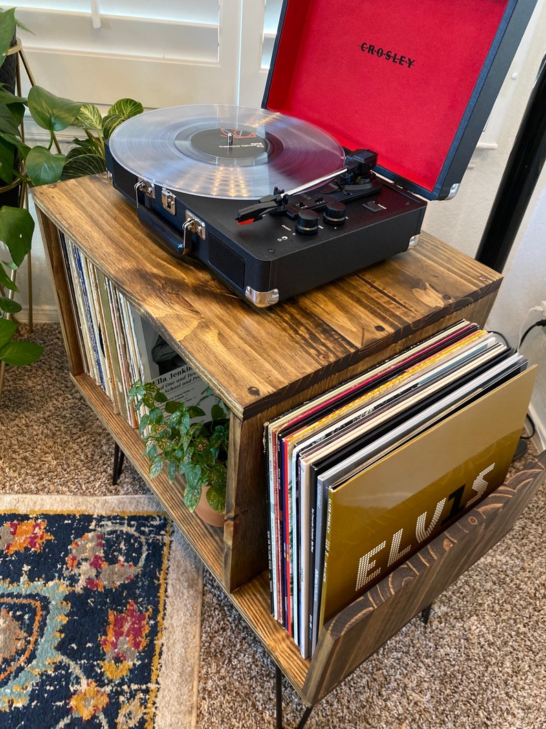 MCM Table for Record Player Stand - Etsy