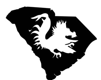 Gamecock Decal | Etsy