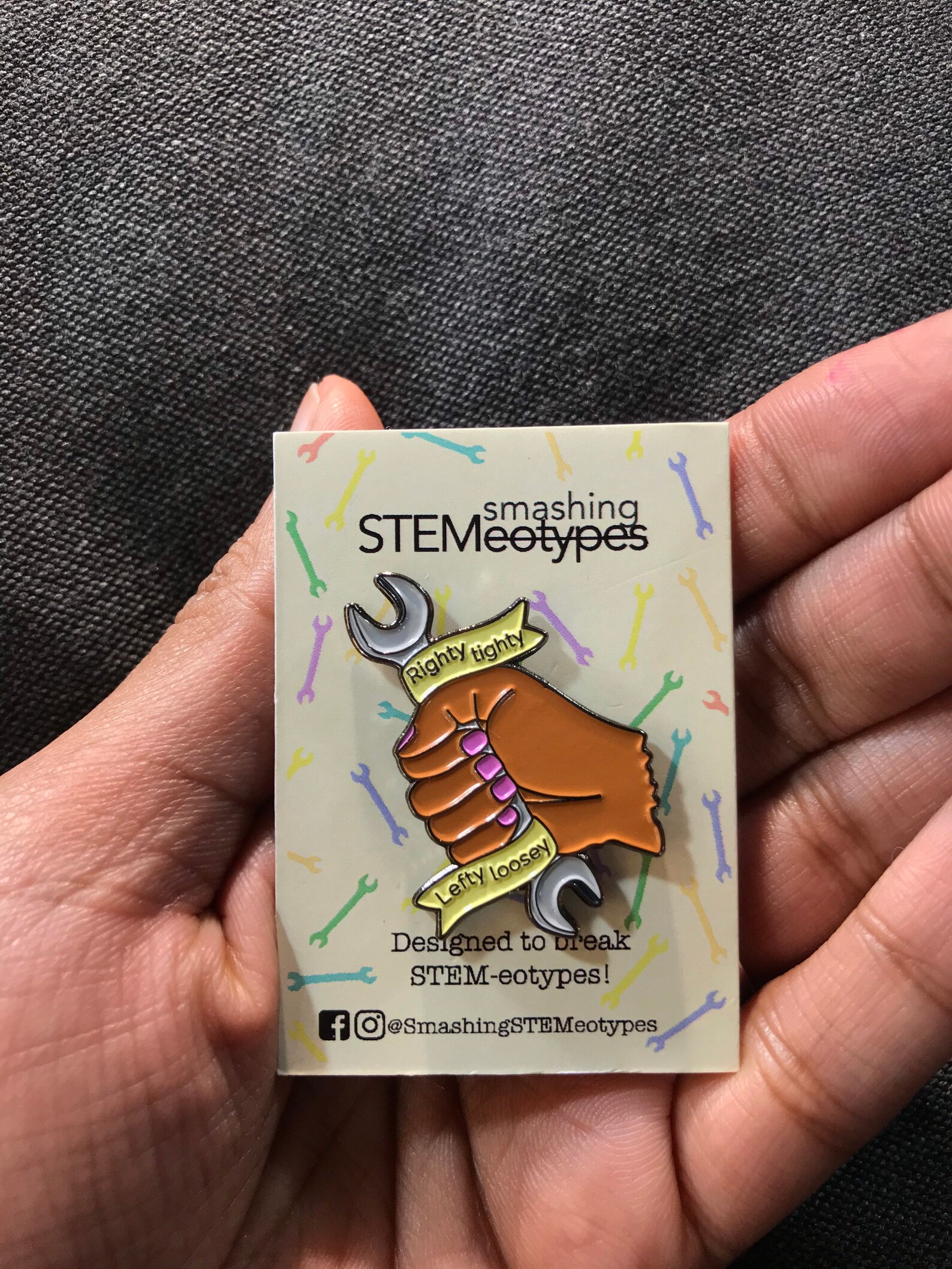 Female Woman Engineer Technician Mechanic Enamel Pin Badge | Etsy