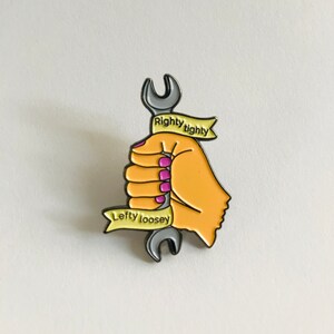 Female Woman Engineer Technician Mechanic Enamel Pin Badge | Etsy