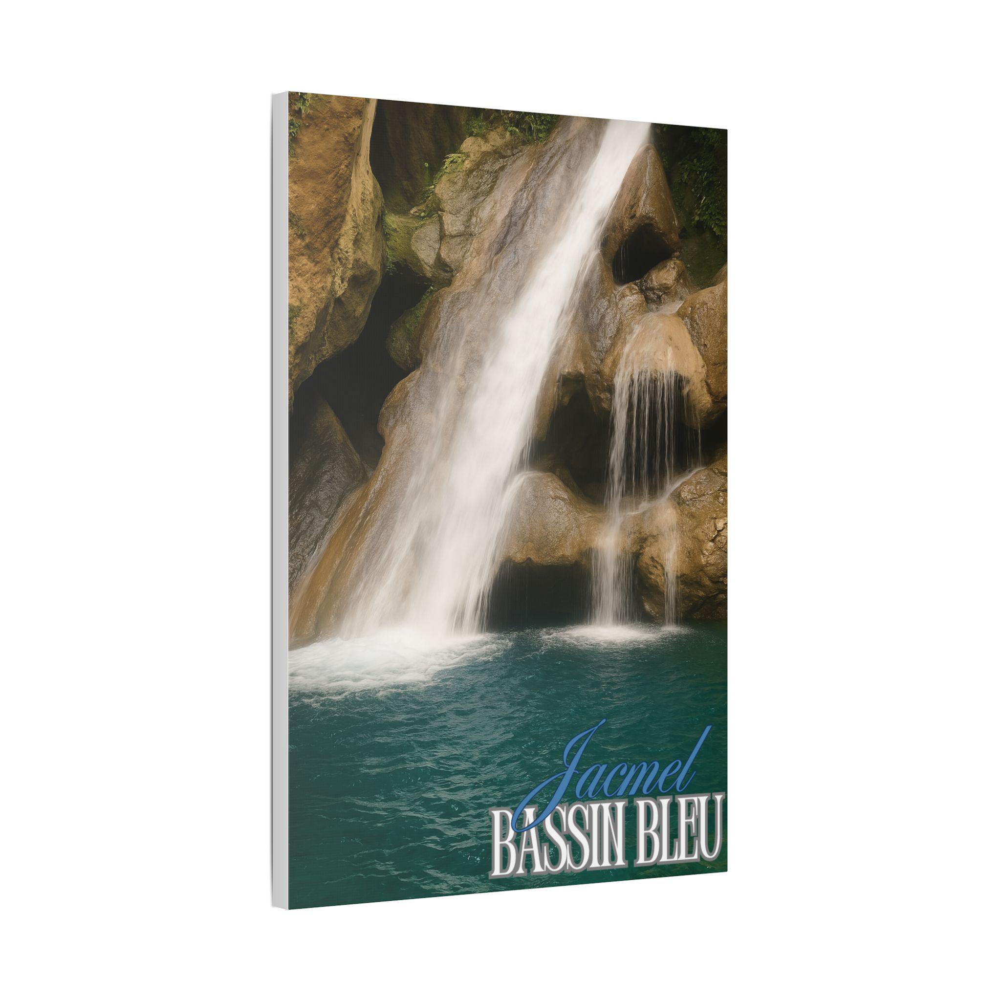 Haiti Jacmel Bassin Bleu Waterfall Canvas | Home Decor | Haitian Art ...