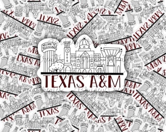 Texas a M Stickers | Etsy