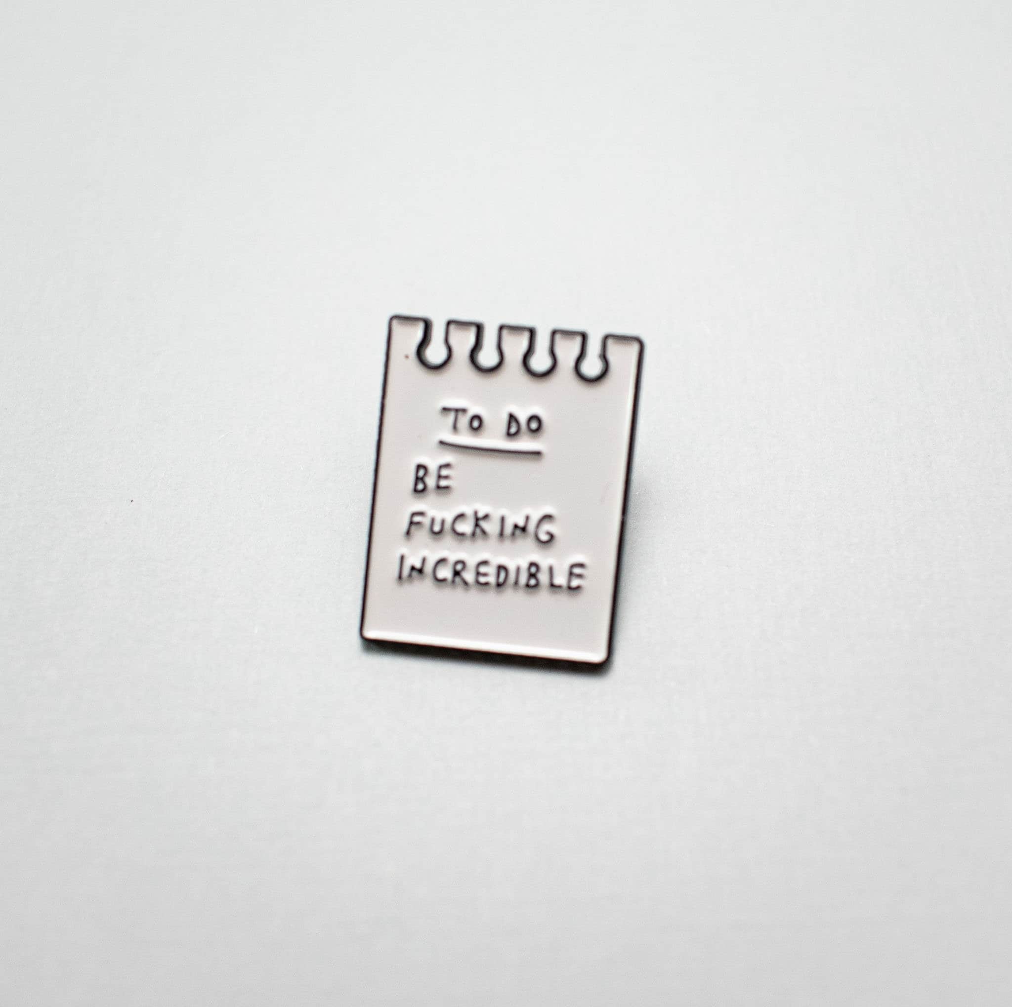 Hilarious to Do List Enamel Pin Inspiring Enamel Pin Funny - Etsy Australia