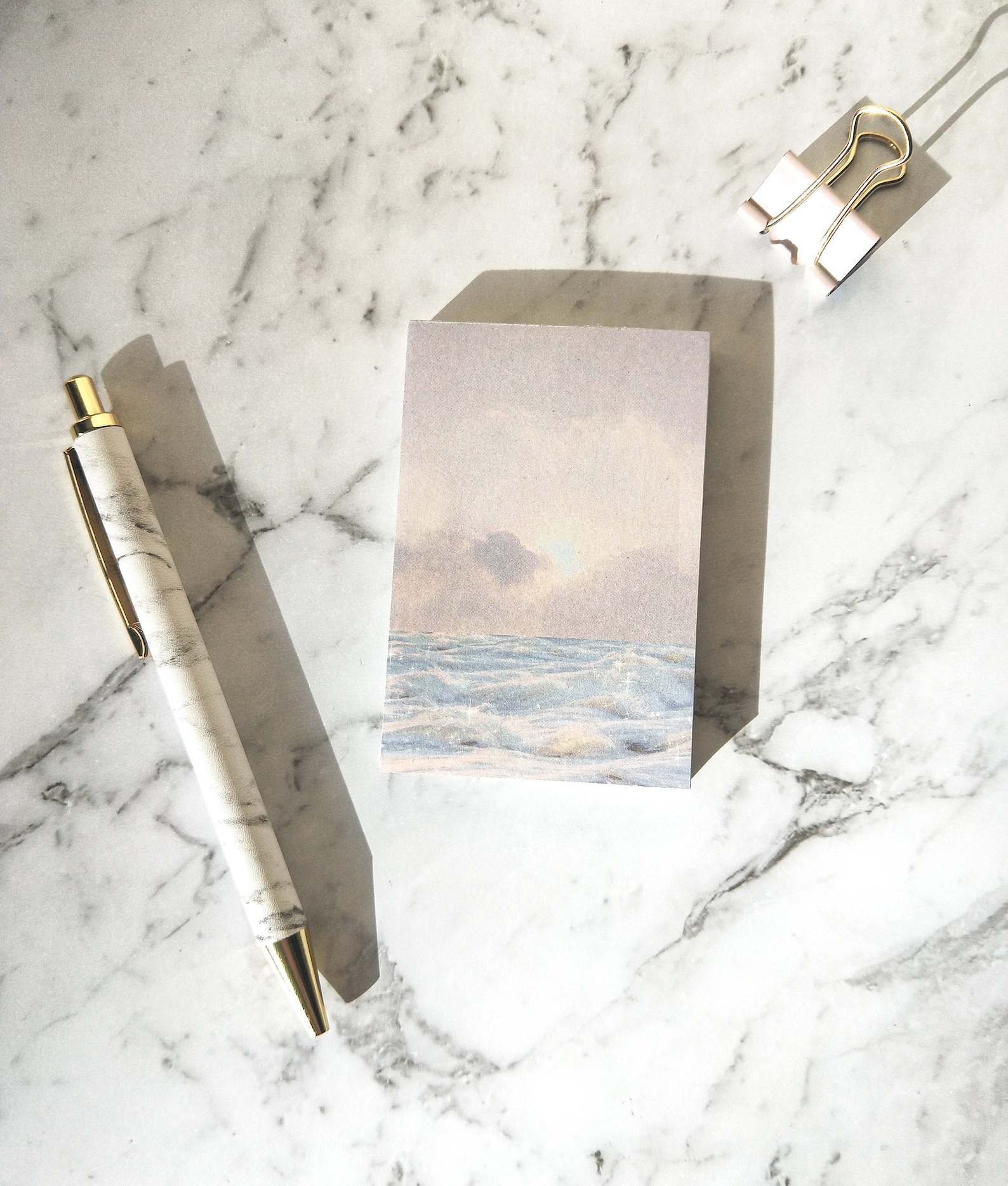 Pink Ocean Sunset Notepad Dreamy Sticky Notes Planner - Etsy Australia