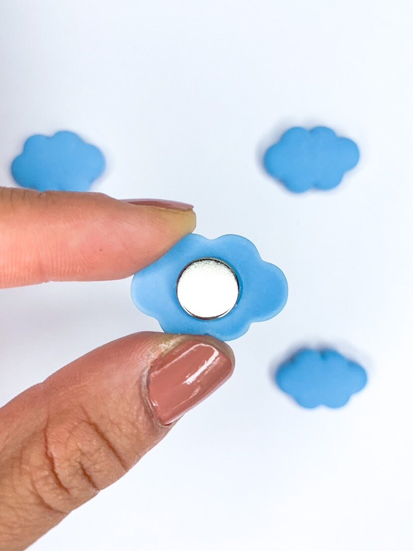 Blue Clouds Candy Fridge Magnets Aesthetic Refrigerator - Etsy