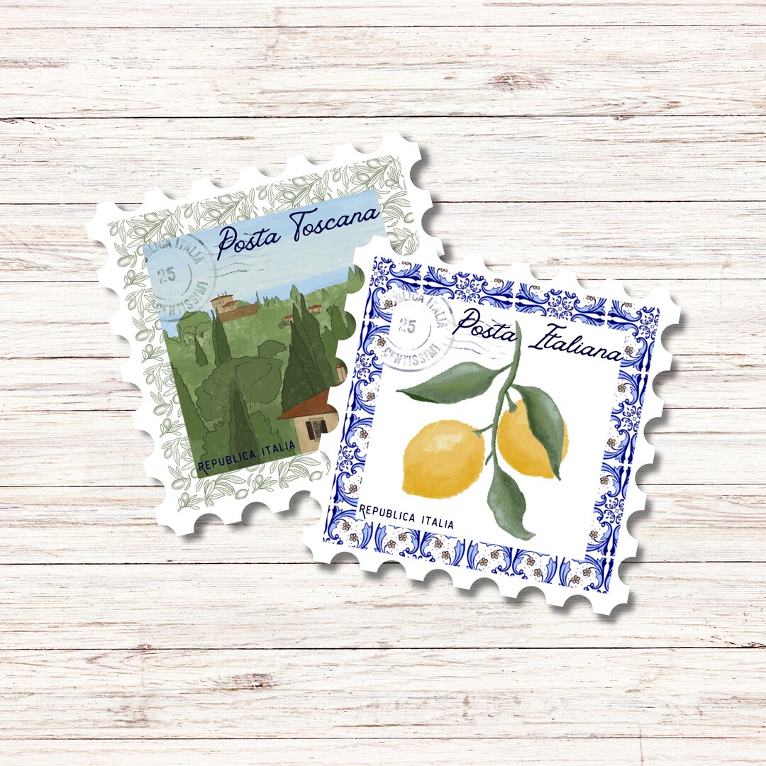 Vintage Stamps | Stickers | Vintage Stickers | Waterproof Stickers ...