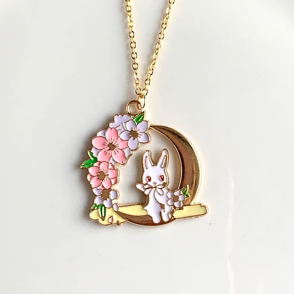 Bunny Necklace - Etsy