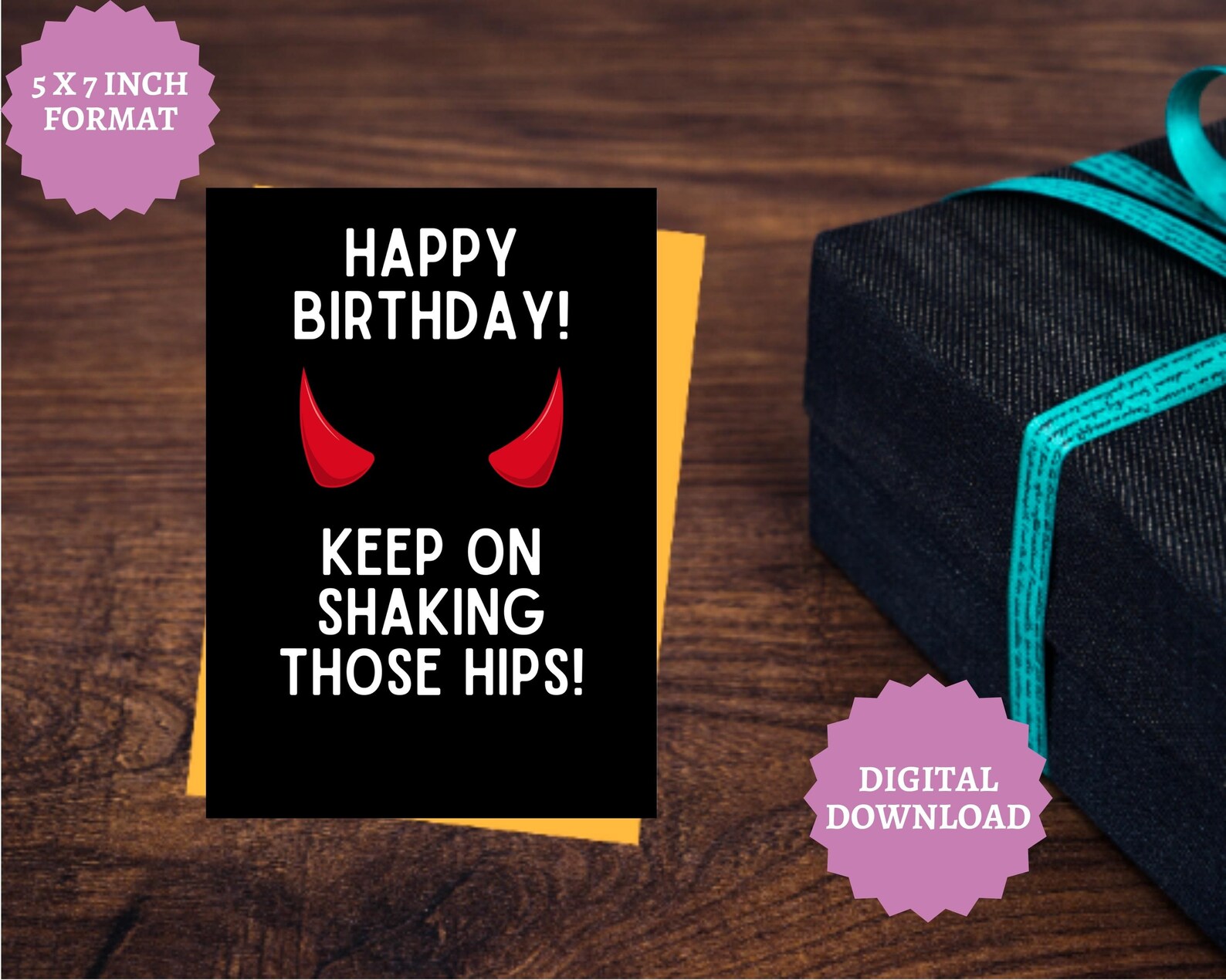 Devil Horns Birthday Card for Rock and Roll Dad ACDC Fan Heavy Metal ...