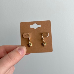 Heart Earrings - Etsy