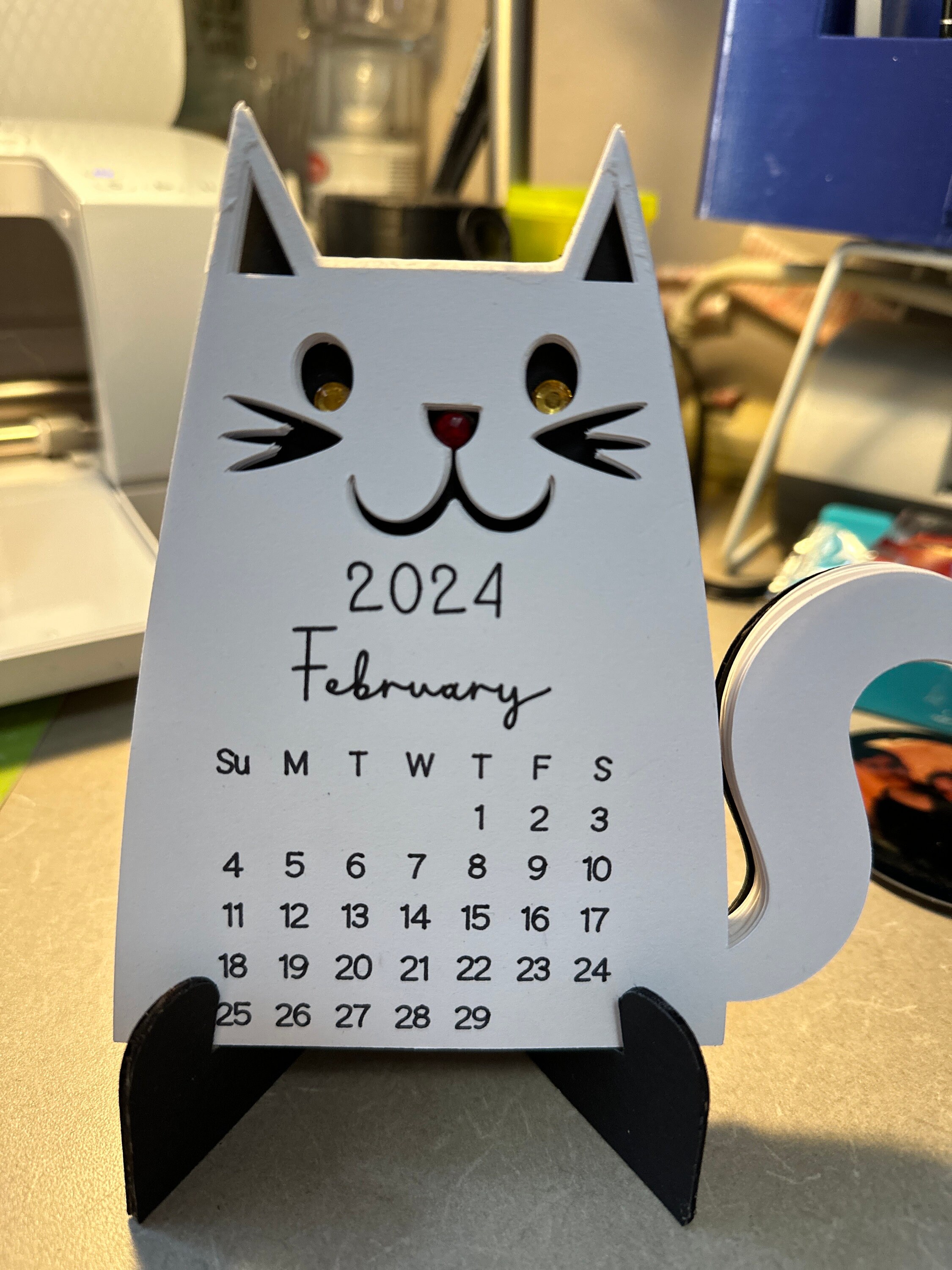 Desk Top Calendar - Etsy