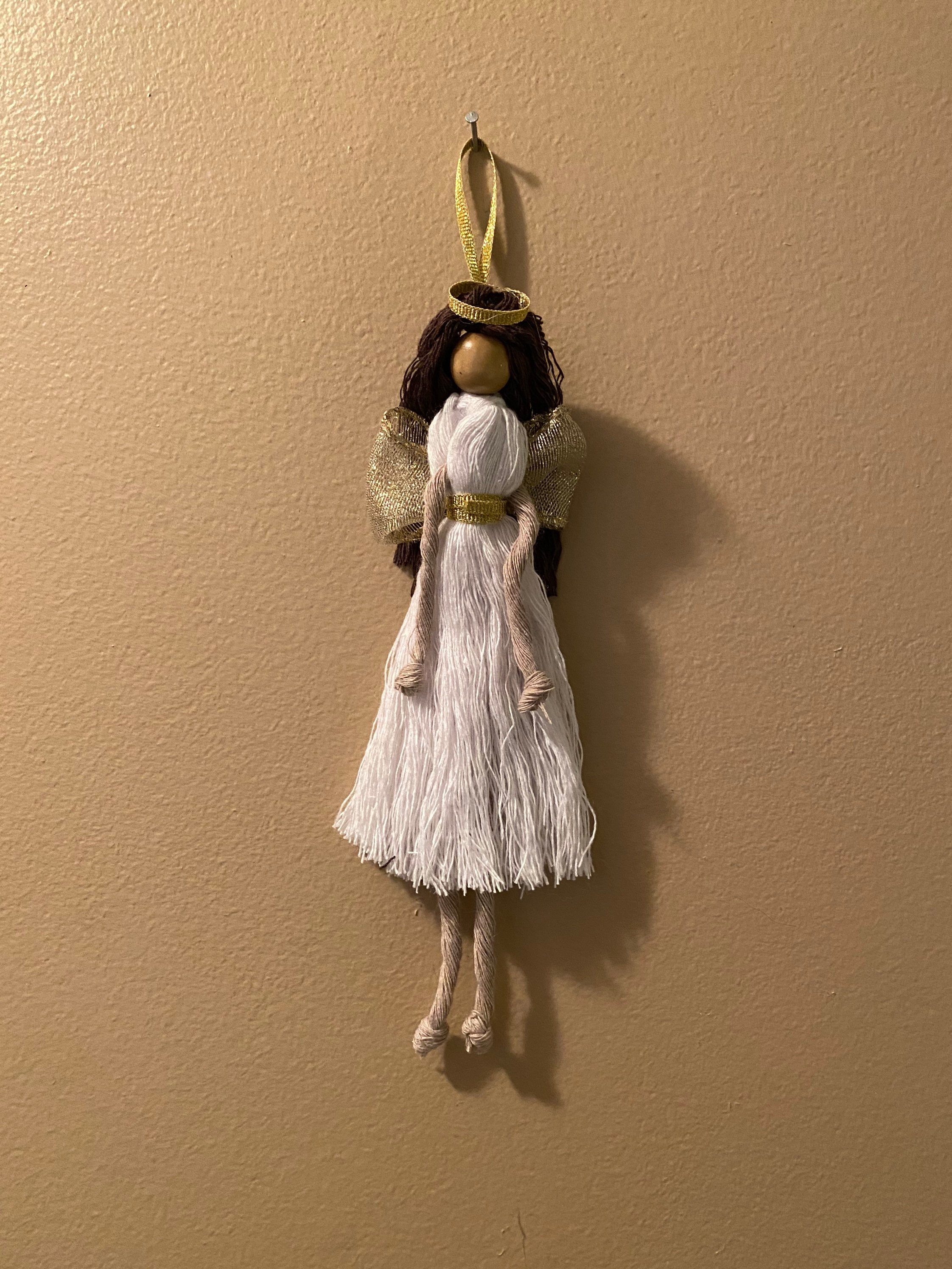 Macrame Angel Doll - Etsy