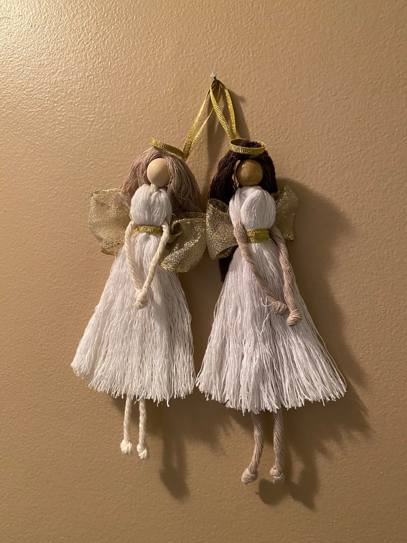 Macrame Angel Doll - Etsy