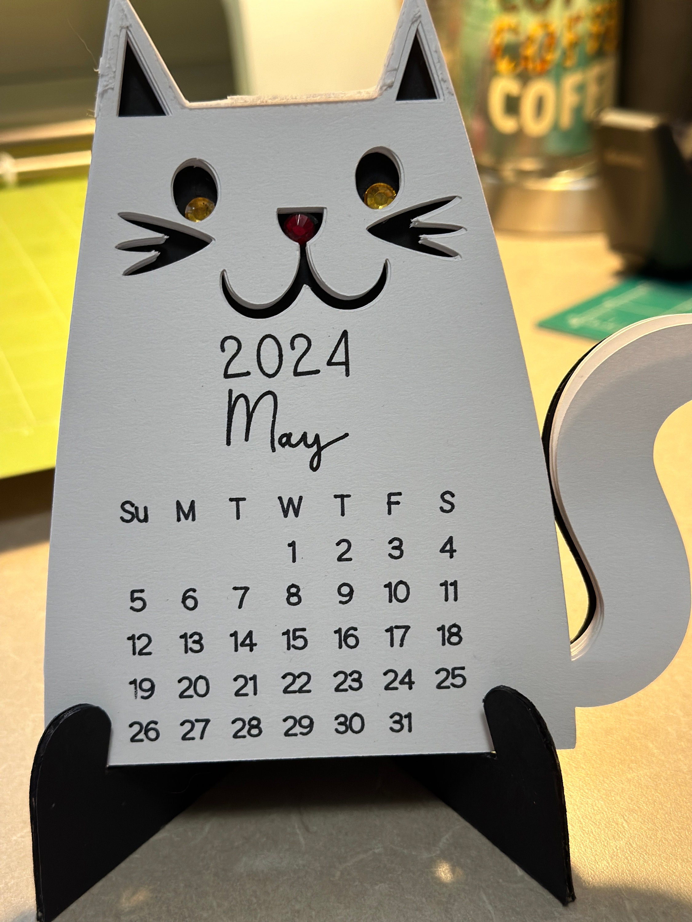 Desk Top Calendar - Etsy
