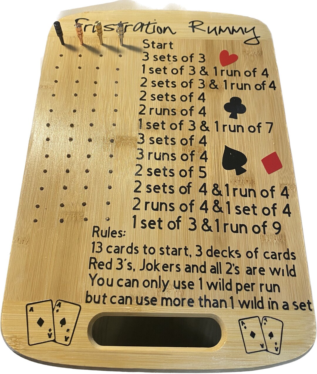 Frustration Rummy Board - Etsy