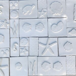 Handmade Ceramic Tile Backsplash and Fireplace (tropical, Sea Life ...