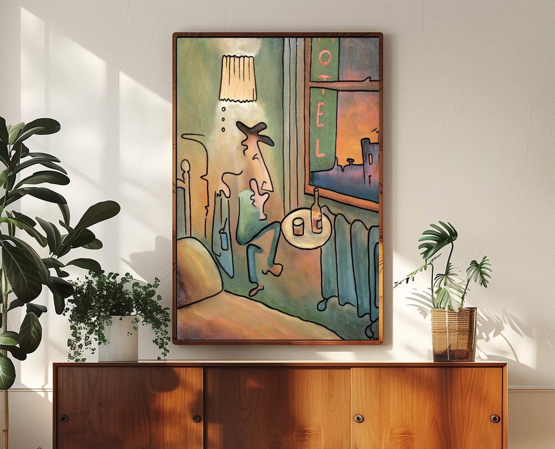 The Thinker Giclee Canvas Print: Gallery Quality Wall Art - Etsy