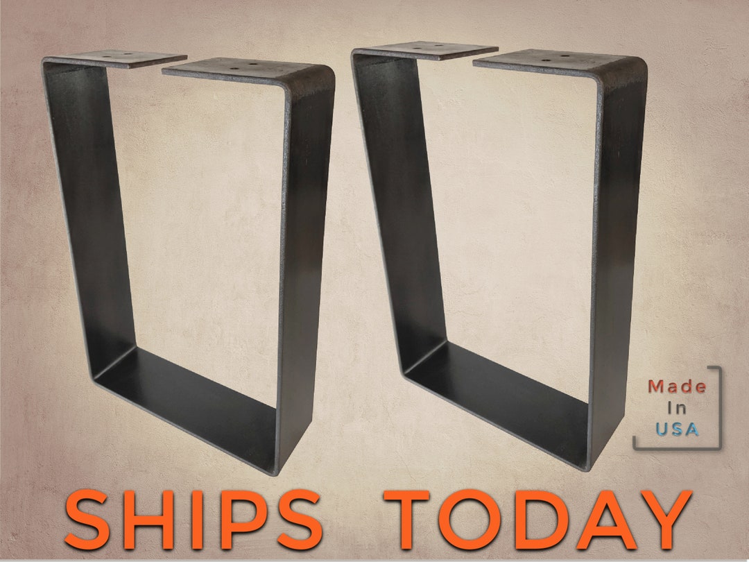 Custom Bench or Table Legs. U-shape Legs (*PAIR*), Farmhouse Entryway ...